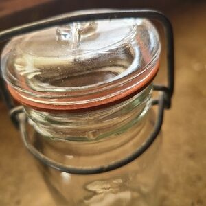 Wheaton | Storage & Organization | Vintage Clear Glass Wheaton Style ...
